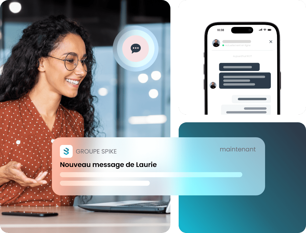 Onglet "Messagerie instantanée" | application Wapy